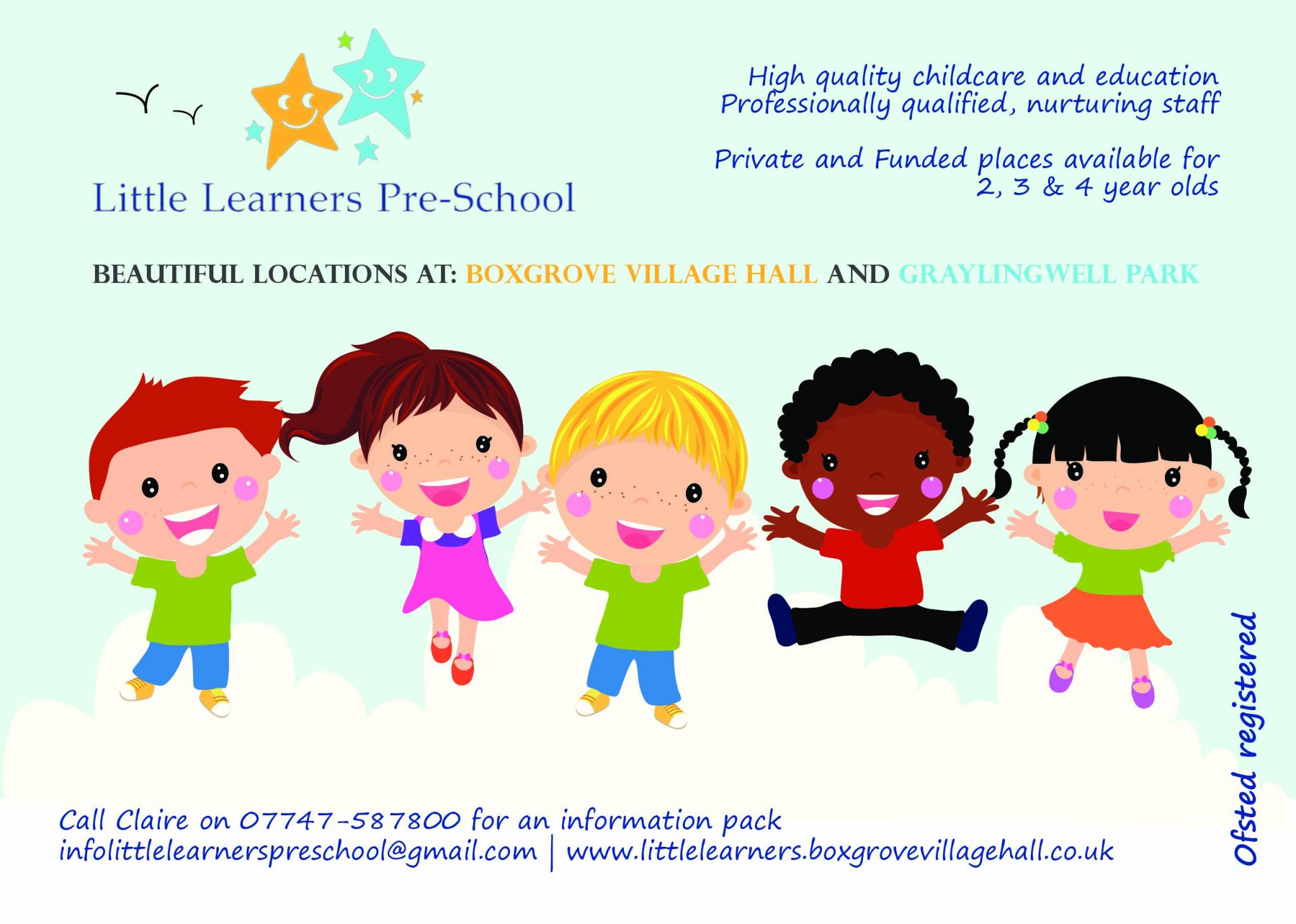 Little Learners pre-school, a great community asset! – Chichester ...